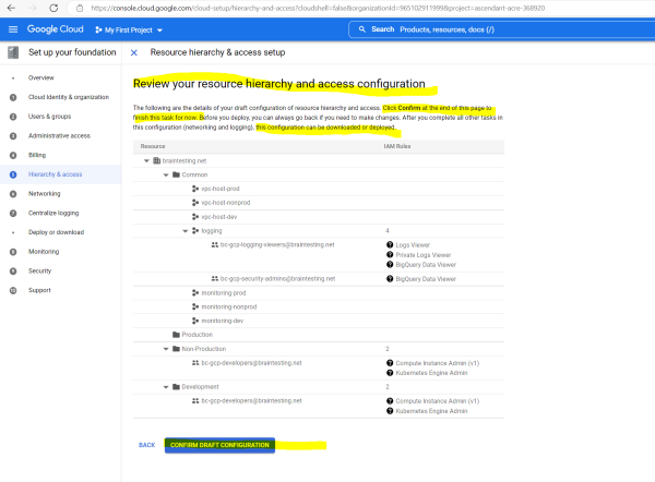 Set up your Organization for Google Cloud Part II - .matrixpost.net