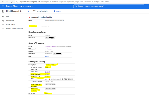Set up IPSec route-based S2S VPN between pfSense and Google Cloud VPC - .matrixpost.net