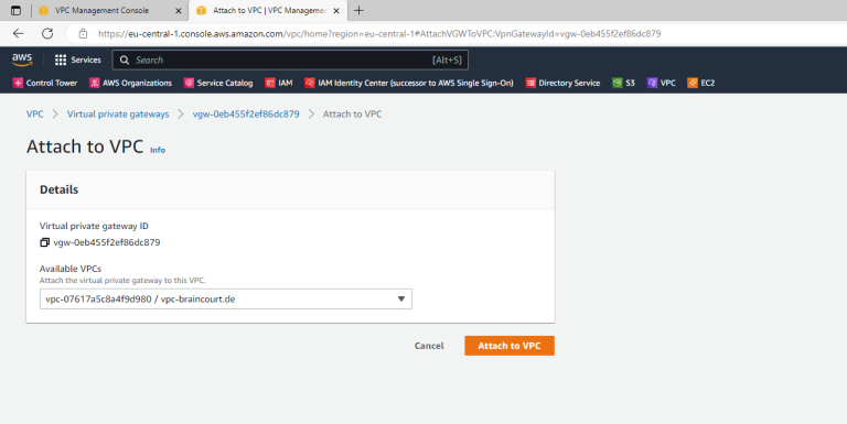 Set up IPSec route-based S2S VPN between pfSense and AWS VPC - .matrixpost.net
