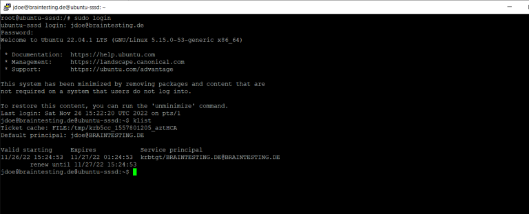 Join Ubuntu to an Active Directory Domain using SSSD (System Security ...