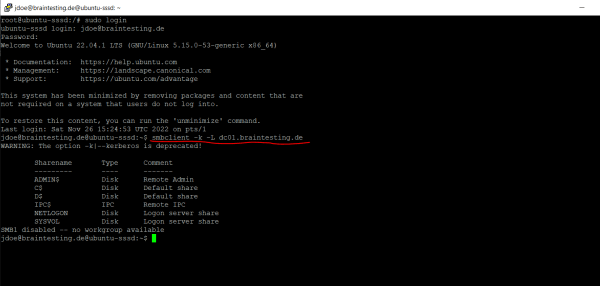 Join Ubuntu to an Active Directory Domain using SSSD (System Security Services Daemon ...