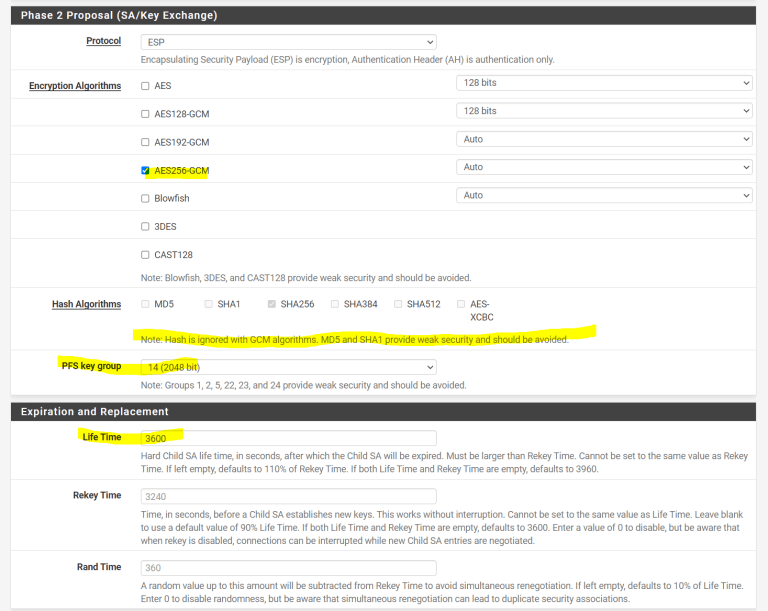 Set up IPSec route-based S2S VPN between pfSense and Google Cloud VPC - .matrixpost.net