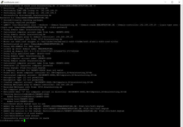 Join Ubuntu to an Active Directory Domain using SSSD (System Security Services Daemon ...