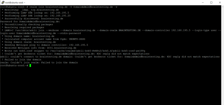 Join Ubuntu To An Active Directory Domain Using Sssd System Security Services Daemon