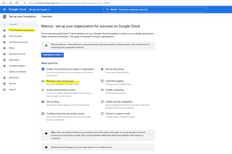 Google Cloud Identity - .matrixpost.net