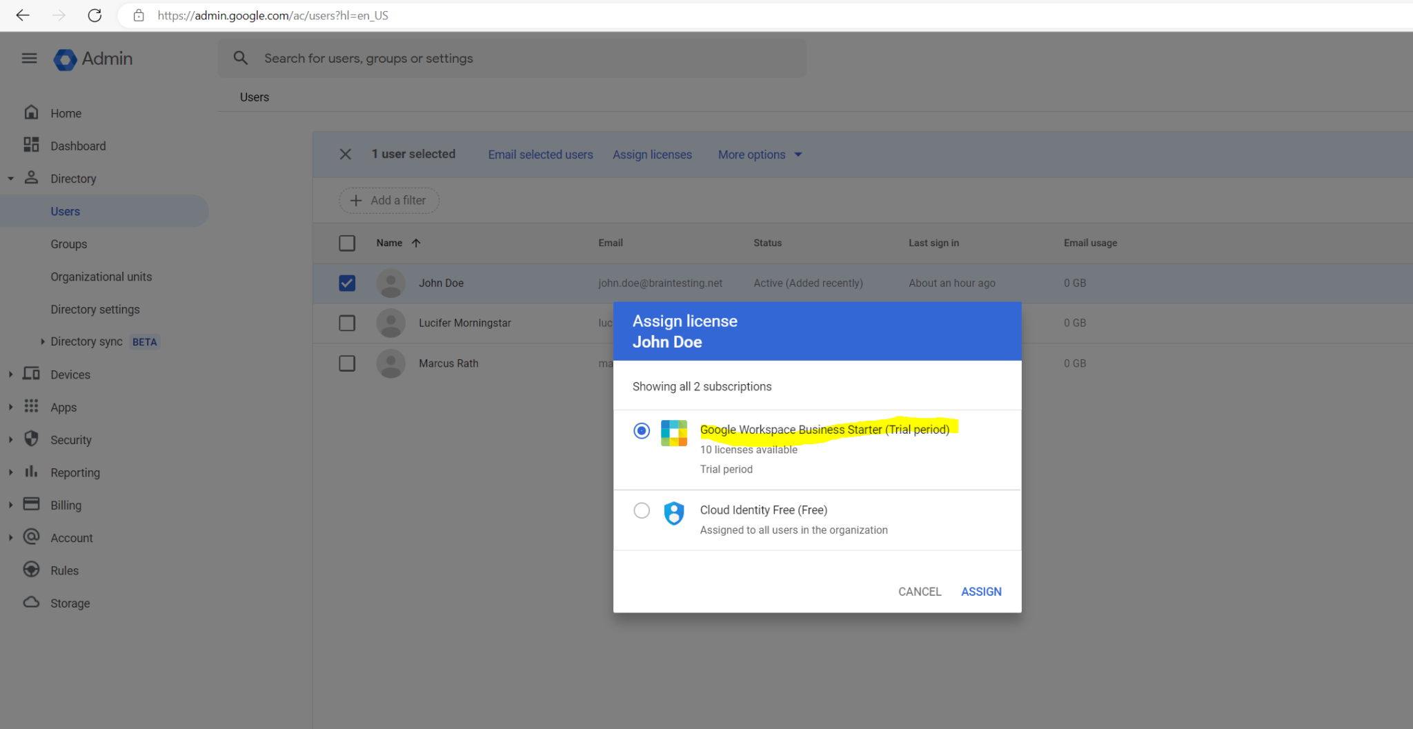 Google Cloud Identity - .matrixpost.net