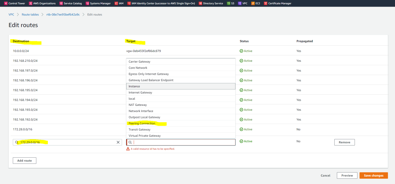 AWS VPC Routing - .matrixpost.net
