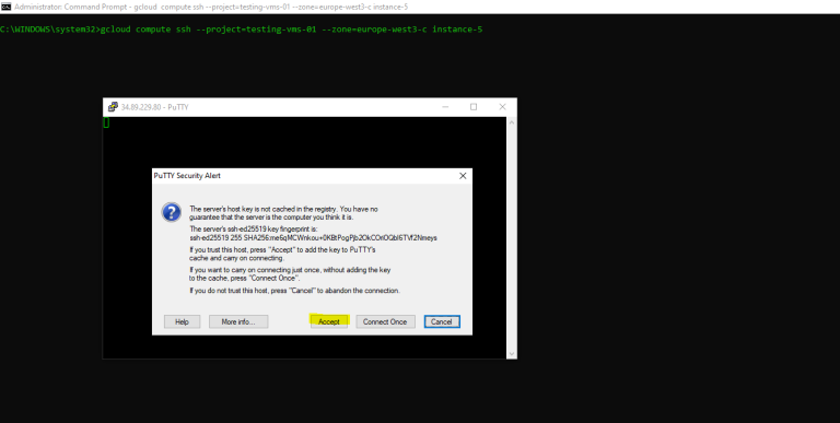 Google Cloud – Create a new Linux VM Instance and Connect to using SSH Metadata - .matrixpost.net