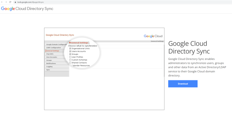 Set up Google Cloud Directory Sync - .matrixpost.net