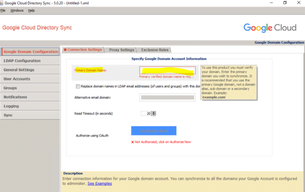 Set up Google Cloud Directory Sync - .matrixpost.net