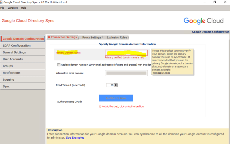 Set up Google Cloud Directory Sync - .matrixpost.net