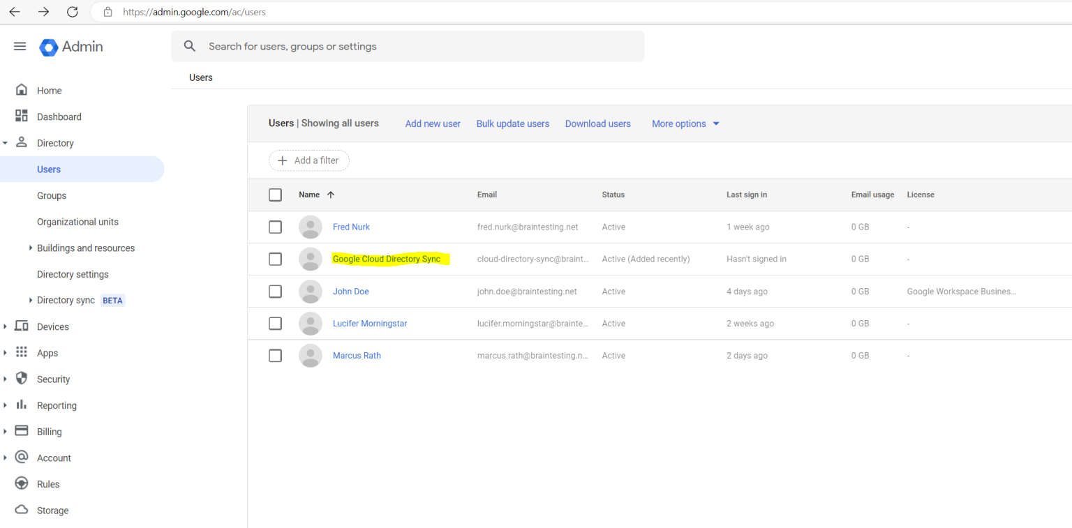 Set up Google Cloud Directory Sync - .matrixpost.net