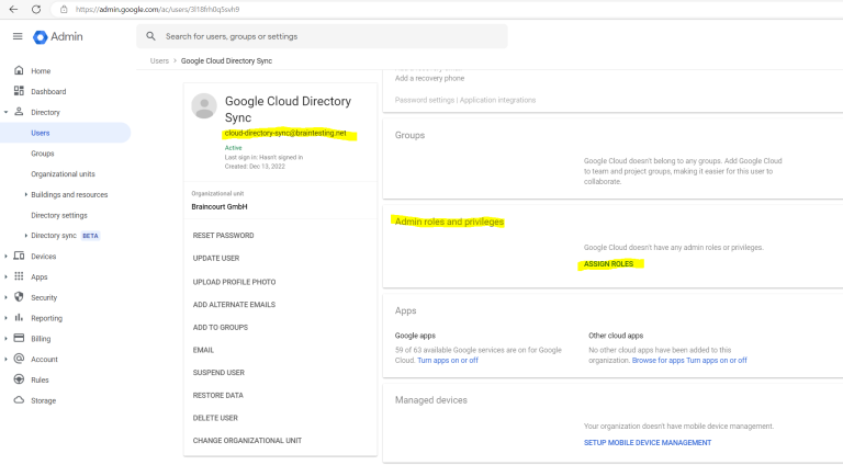 Set up Google Cloud Directory Sync - .matrixpost.net
