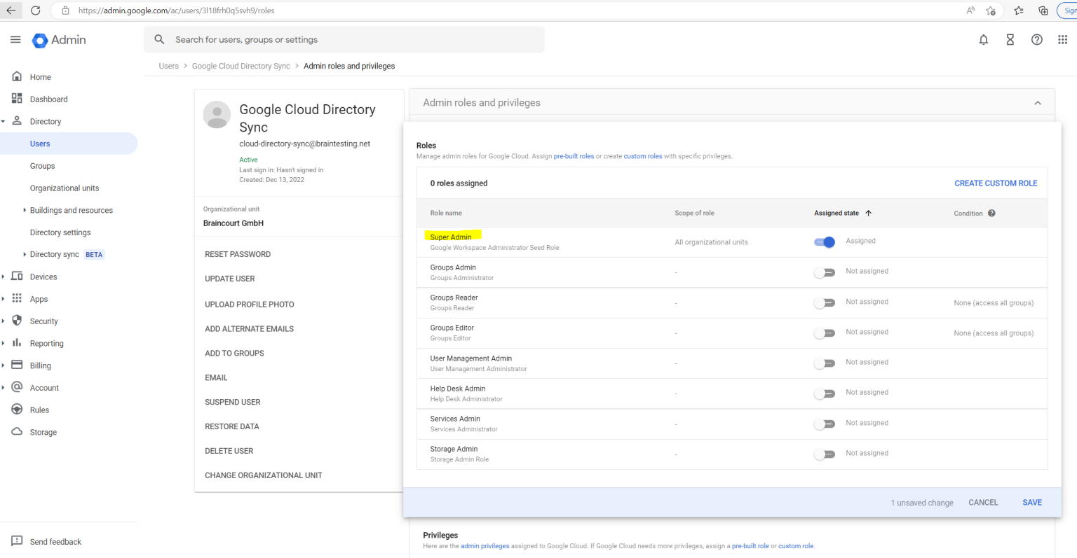 Set up Google Cloud Directory Sync - .matrixpost.net