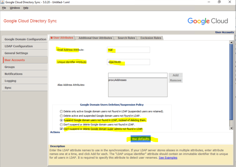 Set up Google Cloud Directory Sync - .matrixpost.net