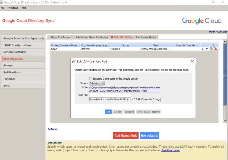 Set up Google Cloud Directory Sync - .matrixpost.net