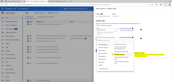 Google Cloud – Connect to Linux VMs using SSH OS Login - .matrixpost.net