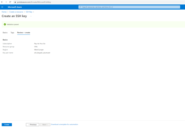 Azure – Create a new Linux VM and connect to using SSH - .matrixpost.net