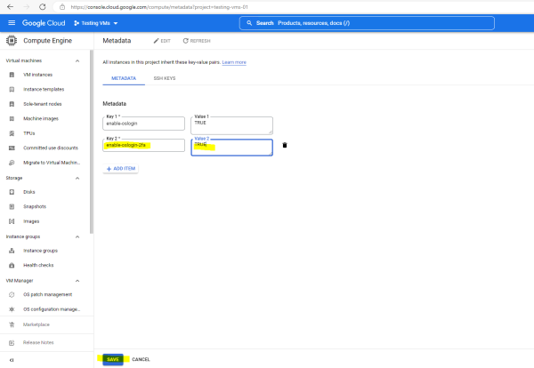 Google Cloud – Connect to Linux VMs using SSH OS Login - .matrixpost.net