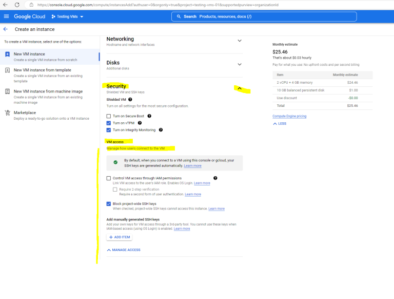 Google Cloud – Connect to Linux VMs using SSH OS Login - .matrixpost.net