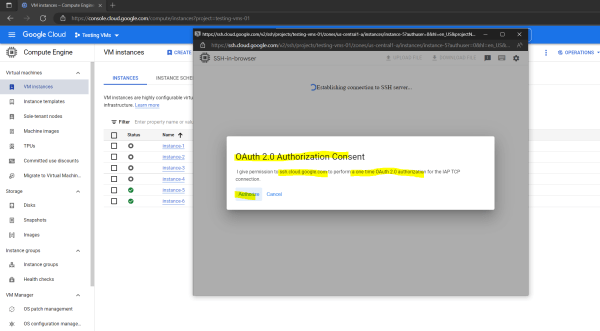 Google Cloud – Connect to Linux VMs using SSH OS Login - .matrixpost.net
