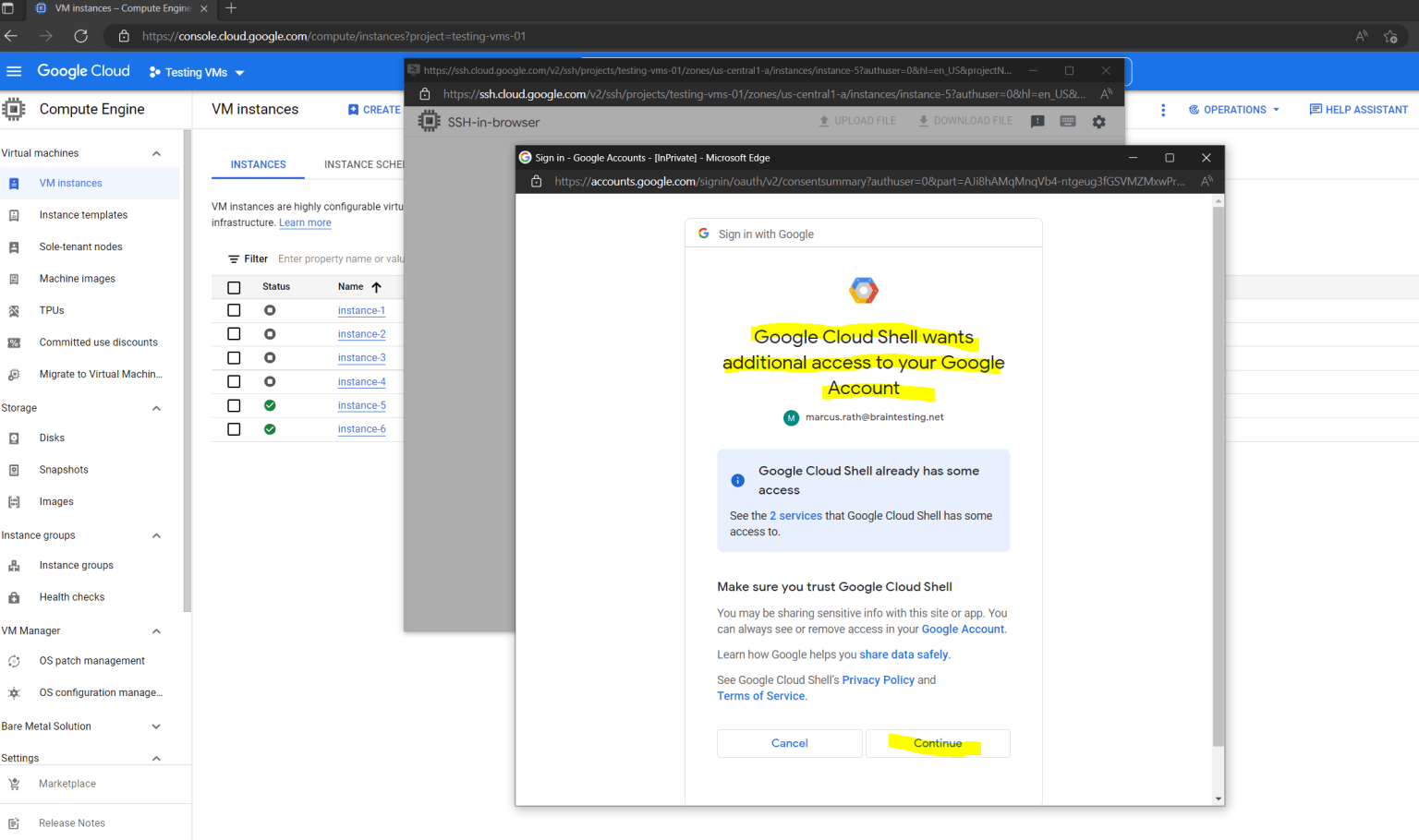 Google Cloud – Connect to Linux VMs using SSH OS Login - .matrixpost.net