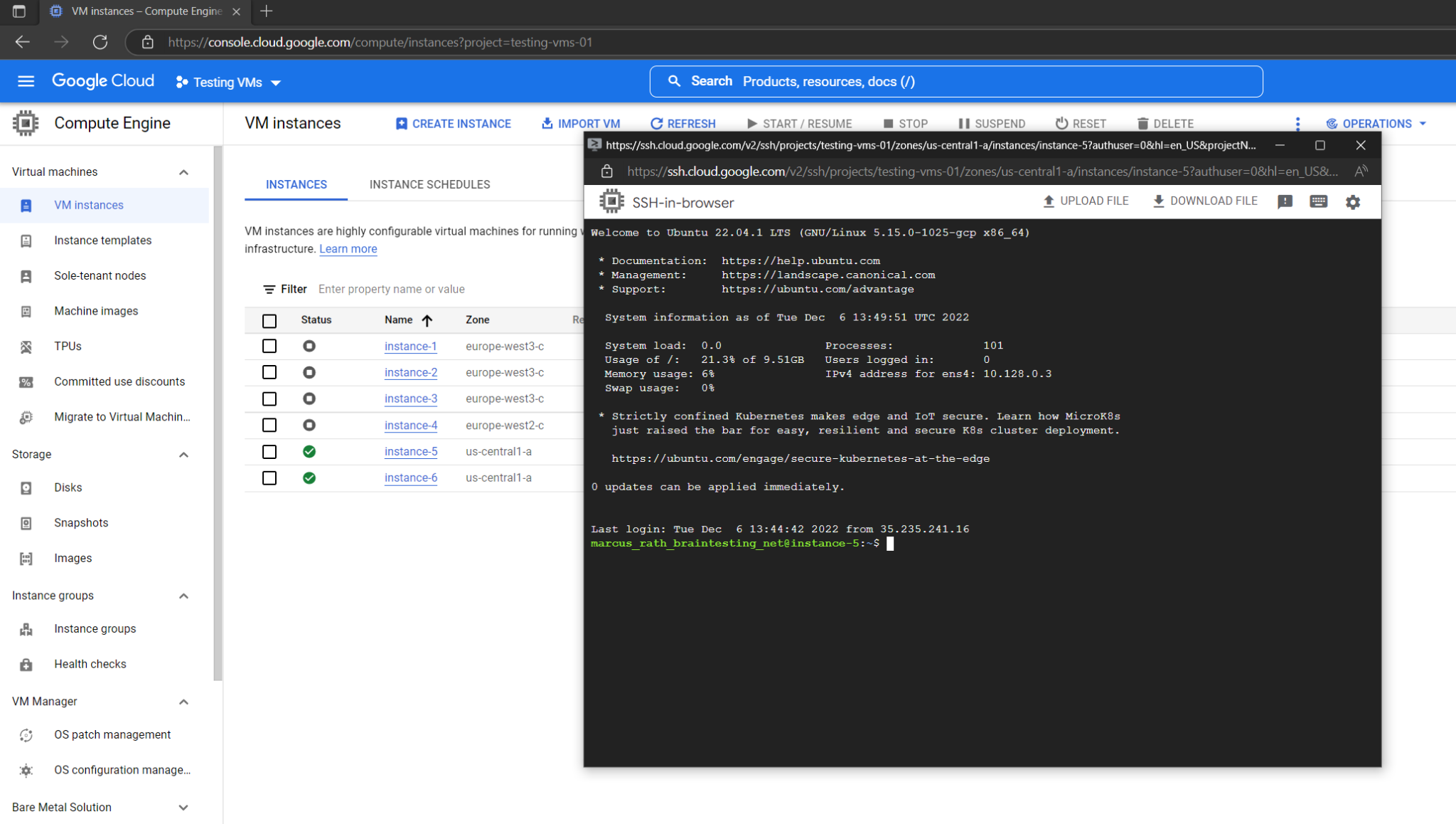 Google Cloud – Connect to Linux VMs using SSH OS Login - .matrixpost.net