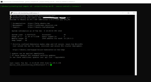 Google Cloud – Connect to Linux VMs using SSH OS Login - .matrixpost.net