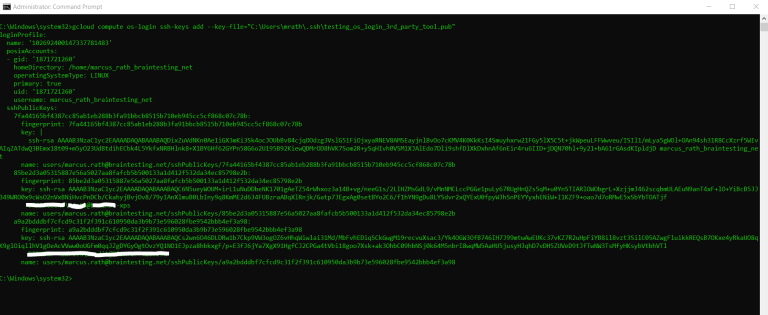 Google Cloud – Connect to Linux VMs using SSH OS Login - .matrixpost.net