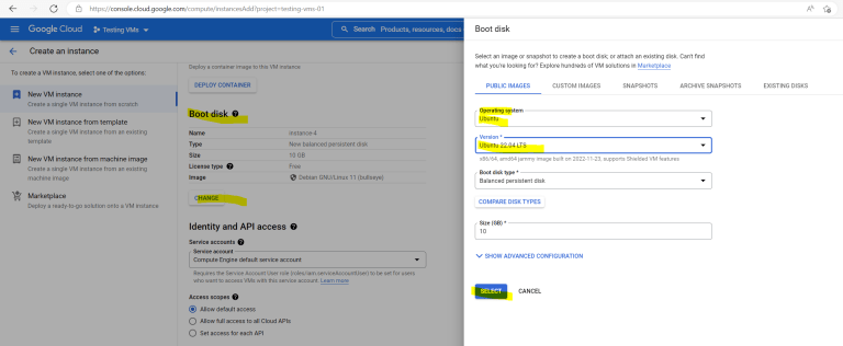 Google Cloud – Create a new Linux VM Instance and Connect to using SSH Metadata - .matrixpost.net