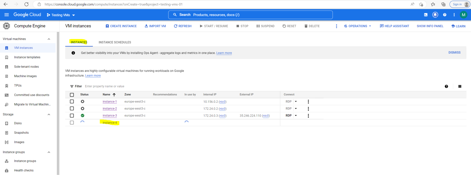 Google Cloud – Create a new Linux VM Instance and Connect to using SSH ...