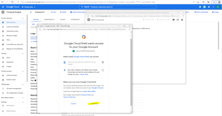 Google Cloud – Create a new Linux VM Instance and Connect to using SSH ...