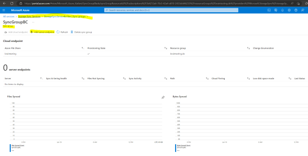Using Azure File Sync In Combination With An On Premise Dfs Domain