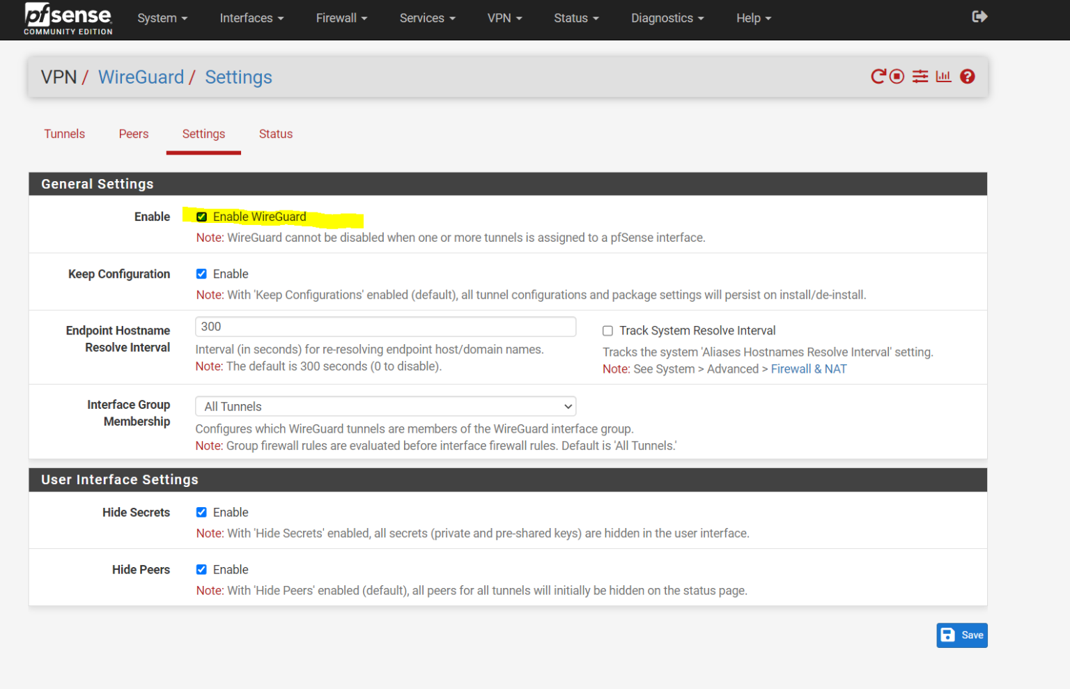 Set up WireGuard Site-to-Site VPN on pfSense - .matrixpost.net