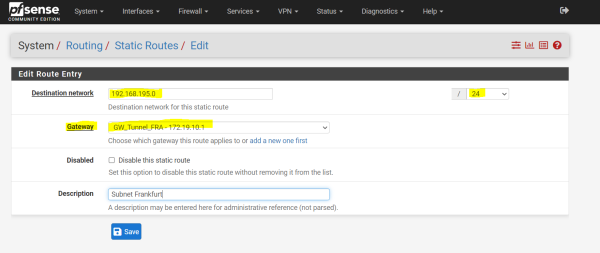 Set up WireGuard Site-to-Site VPN on pfSense - .matrixpost.net
