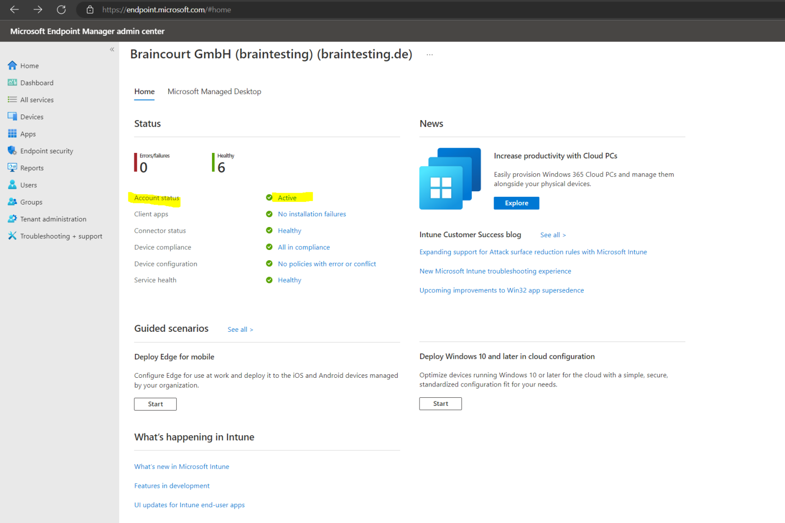 Enroll Windows Computer into Microsoft Intune - .matrixpost.net