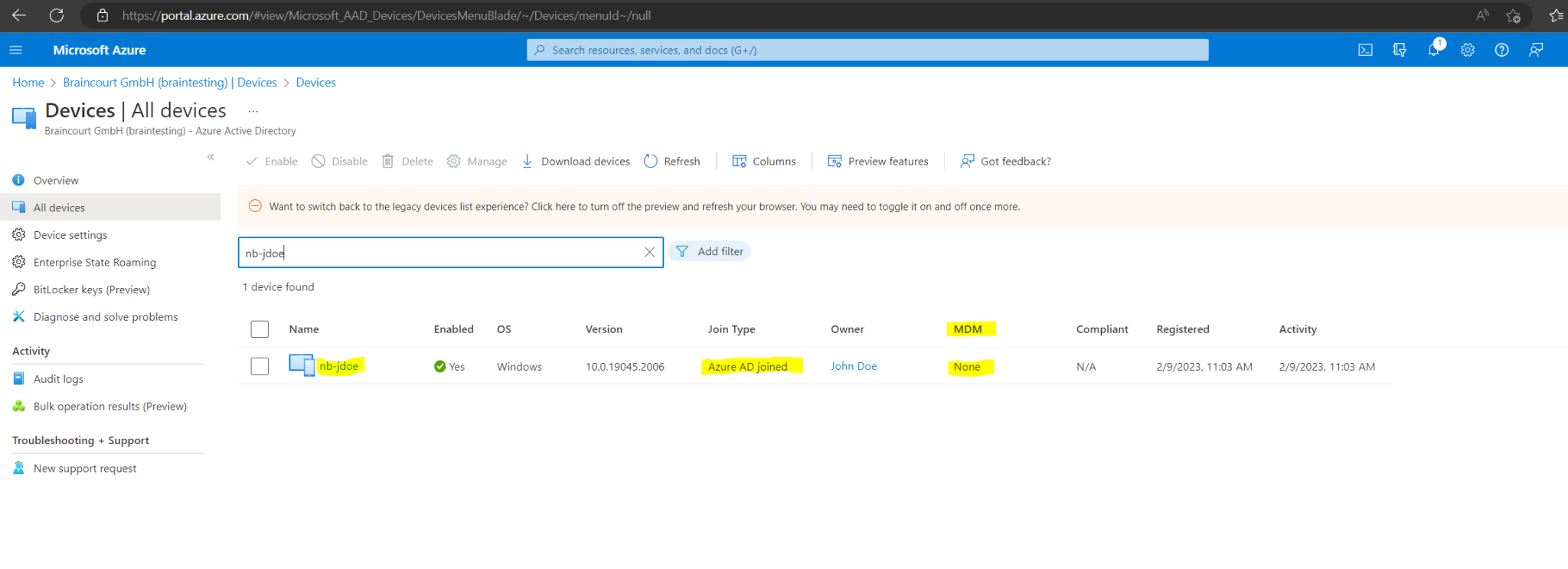 Enroll Windows Computer into Microsoft Intune - .matrixpost.net