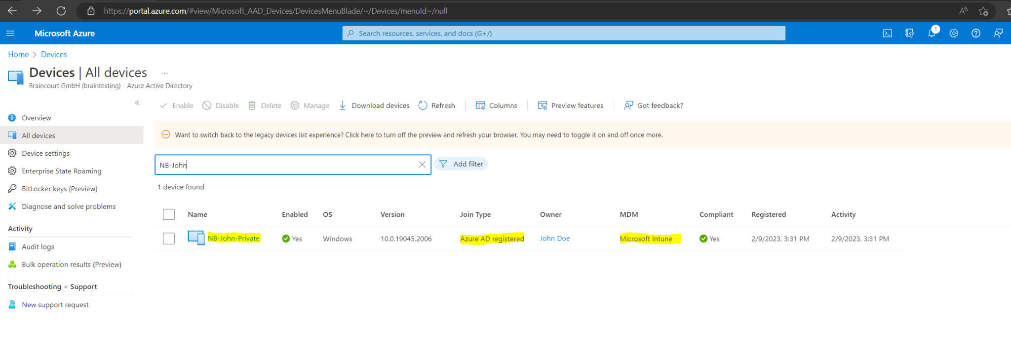 Enroll Windows Computer into Microsoft Intune - .matrixpost.net