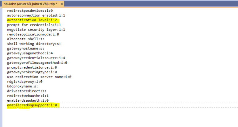 RDP to Azure Active Directory joined Windows 10 Computer - .matrixpost.net