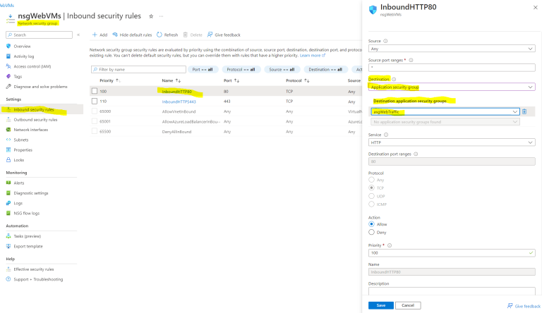 Network Security Groups (NSG) vs. Application Security Groups (ASG ...