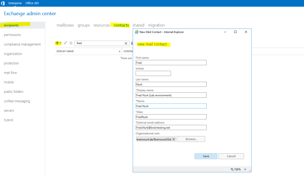 Configure Free/Busy Cross Request (Exchange Online and Exchange on ...