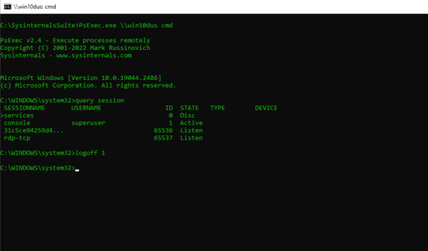 Sysinternals and its PsExec Tool - .matrixpost.net