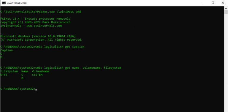 Sysinternals and its PsExec Tool - .matrixpost.net