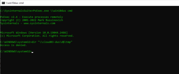 Sysinternals and its PsExec Tool - .matrixpost.net