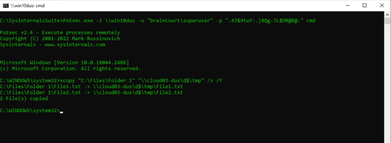 Sysinternals and its PsExec Tool - .matrixpost.net