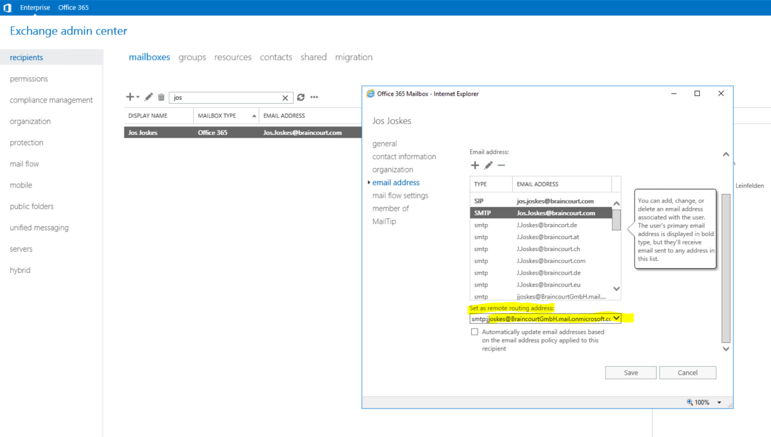 Configuring federated sharing (free/busy calendar information) between ...