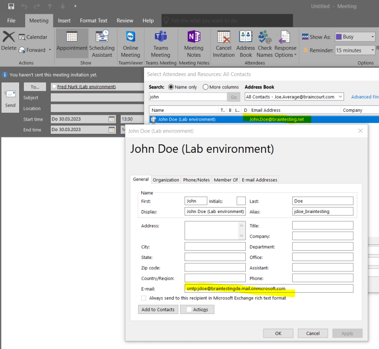 Configure Free/Busy Cross Request (Exchange Online and Exchange on ...