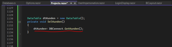 Blazor Server – Basics Part 10 – MS SQL Server Access and Data Binding - .matrixpost.net