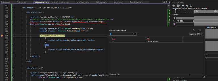 Blazor Server – Basics Part 10 – MS SQL Server Access and Data Binding - .matrixpost.net