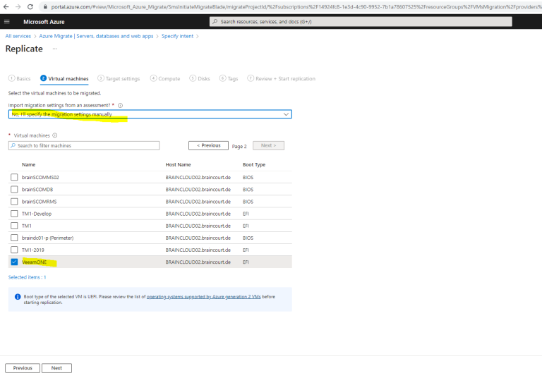 Azure Migrate – How to migrate on-premises Hyper-V Virtual Machines to Azure - .matrixpost.net